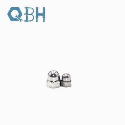 China DIN1587 Cap Stainless 304 Steel Nut M4 - M12 Outer Hexagon for sale