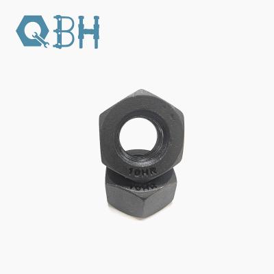 China High Strength Carbon Steel En14399-3 Grade10 Black Hex Nut With Hr for sale
