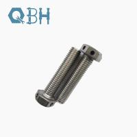 China Industrial Grade 304 316 Stainless Steel Hexagon Bolts A2-70/A4-80 With Wire Hole On Head for sale