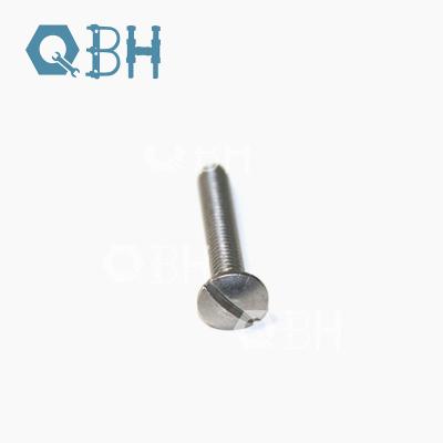 China DIN964 Stainless Steel Slotted Raised Countersunk Oval Head Screw for sale