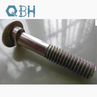China DIN5903 Round Head And Oval Neck Fish Bolts With Heat Treatment for sale