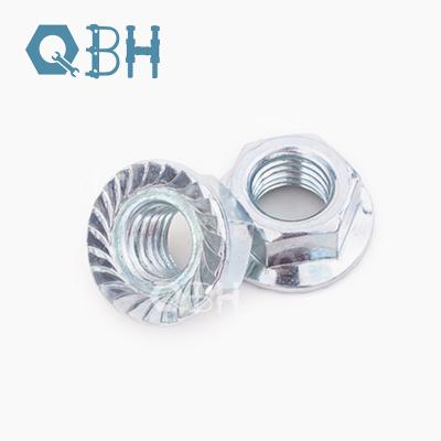 China Plain En1661 Cold Forged Toothed Flange Nuts With Serration for sale