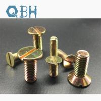 China DIN8245 Fine Mechanics Slotted Countersunk Head Screw for sale