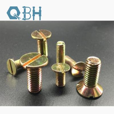 China DIN8245 Fine Mechanics Slotted Countersunk Head Screw for sale