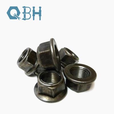 China ISO12126 All Metal Hexagon Nuts with Flange with Metric Fine Pitch for sale
