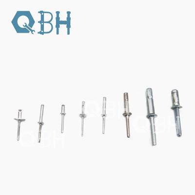 China DIN7337 Dome Metal Aluminum Pop Open End Blind Rivet for sale