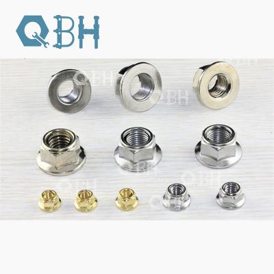 China DIN6927 Hexagonal Toothed Non-Toothed Flange Nut for sale