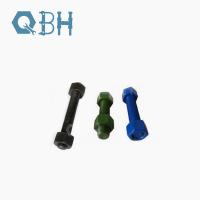 China PTFE Coated ASTM 3 B7 Thread Rod  2H Nut for sale