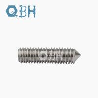 China DIN 914 Stainless Steel Socket Set Screws with Cone Point and Full Thread for Secure Locking for sale