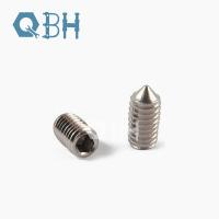China DIN 914 Stainless Steel Socket Set Screws with Cone Point and Full Thread for Secure Locking for sale