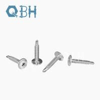 China Zinc-Plated Wafer Head Self-Drilling Screws with Wide Wafer Head and Self-Drilling Point for Chipboard for sale