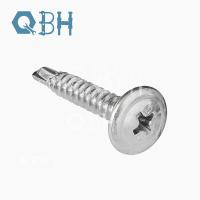 China Zinc-Plated Wafer Head Self-Drilling Screws with Wide Wafer Head and Self-Drilling Point for Chipboard for sale
