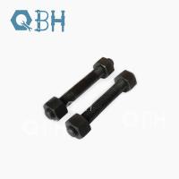 China Black Finish Chromium-Molybdenum Alloy Steel Heavy Hex Bolt B7 Stud Bolt in 1/2 to 2 Inch Sizes for sale