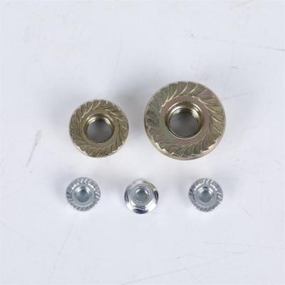 China ISO 4161 Class6 8 10 Zinc M5 To M20 Serrated Hex Flange Nut for sale