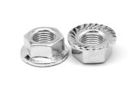 China JIS B1190 ISO4161 Carbon Steel ZP Hexagon Nuts With Flange for sale
