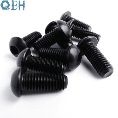 China Metric ISO 7380 Button Head Hexagon Socket Cap Screw 8.8 10.9 Steel for sale