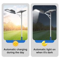 China Automatic Solar Smart Street Light IP65 Waterproof High Lumen Remote Control for sale