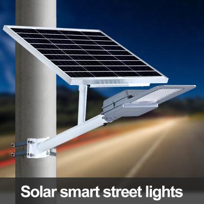 China Automatic Solar Smart Street Light IP65 Waterproof High Lumen Remote Control for sale