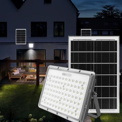 China Low Carbon Solar LED Floodlight Light Control For Park Construction Site for sale