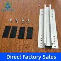China Short Solar PV Mounting Rail Solar Kits Aluminium Metal Structure Pitched for sale