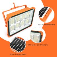 China Mobile Emergency Solar Lamp ABS IP66 Waterproof For Outdoor Stalls Construction for sale