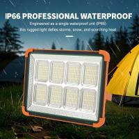 China Mobile Emergency Solar Lamp ABS IP66 Waterproof For Outdoor Stalls Construction for sale