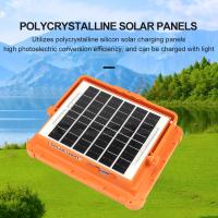 China Mobile Emergency Solar Lamp ABS IP66 Waterproof For Outdoor Stalls Construction for sale