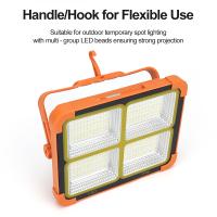 China USB Emergency Solar Panel Floodlight IP66 Waterproof 4 Modes For Hiking Camping for sale