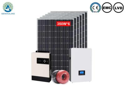 China 5KW Home Solar Power System with 51.2 Volt 100ah 5KWH Lithium Battery Storage for sale