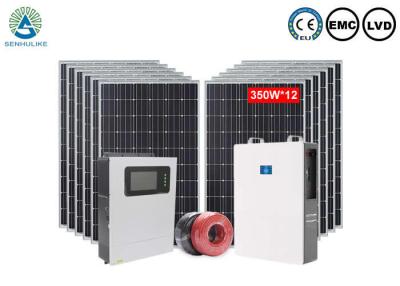 China Home 8KW Off Grid Solar Panel Kits With 10KWH Lithium Battery for sale
