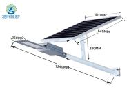 China Super Bright Outdoor Integrated Solar Street Light Remote Control Waterproof for sale
