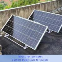China Aluminum Alloy Solar Panel Tripod Foldable Photovoltaic Bracket for sale
