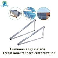 China Aluminum Alloy Solar Panel Tripod Foldable Photovoltaic Bracket for sale