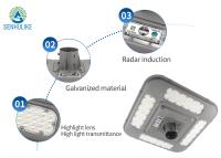China Integrated Solar Powered LED Street Lights IP65 For Outdoor Road Lighting for sale