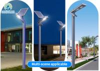 China High Pole Integrated Solar Street Lamp LED Bright Waterproof for Outdoor Garden Landscape for sale