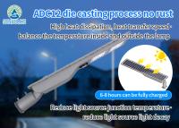 China Outdoor Garden Integrated Solar Street Light Die Cast Aluminum with Radar Induction for sale
