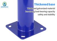 China Outdoor Straight Solar Street Lamp Pole Monitoring Bracket Vertical Pole Split Pole for sale