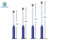 China Outdoor Splicing Split Solar Street Light Pole 3 Meters 4 Meters 5 Meters 6 Meters for sale