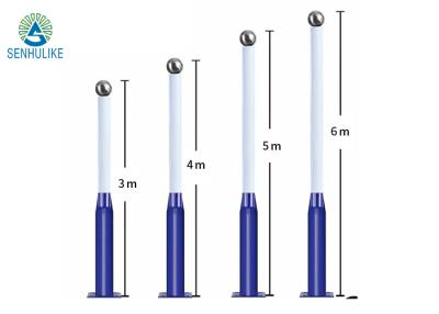 China Outdoor Splicing Split Solar Street Light Pole 3 Meters 4 Meters 5 Meters 6 Meters for sale