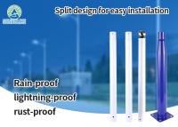 China Outdoor Splicing Split Solar Street Light Pole 3 Meters 4 Meters 5 Meters 6 Meters for sale