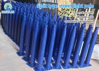 China Outdoor Splicing Split Solar Street Light Pole 3 Meters 4 Meters 5 Meters 6 Meters for sale