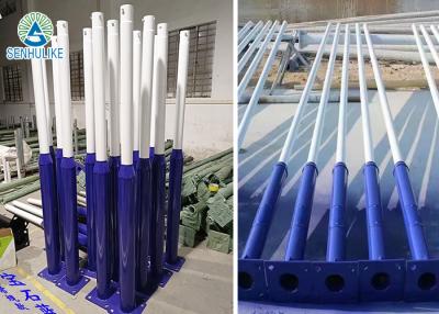 China Split Solar Street Lamp Pole Splicing 3/4/5/6m For Outdoor Courtyard Landscape Road for sale