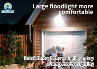 China Aluminum Solar Outdoor LED Flood Light 100W Outdoor Garden Security Lights for sale