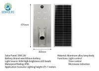 China LED Solar Street Light 5054 Beads IP66 Waterproof, Dusk to Dawn Automatic Lighting with Light & Time Control for sale