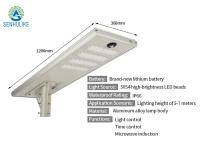 China All-in-One LED Solar Street Light Monocrystalline Panel High Conversion, Fast Charging Long-Lasting Battery for sale