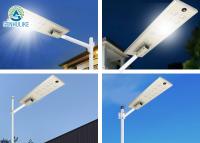 China Outdoor LED Solar Street Light IP66 Waterproof, 5054 LED Chips Monocrystalline Panel Long Service Life for sale