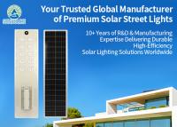 China Outdoor LED Solar Street Light IP66 Waterproof, 5054 LED Chips Monocrystalline Panel Long Service Life for sale
