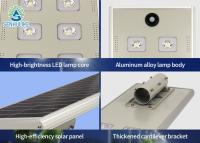 China Solar Powered LED Street Light with Auto On/Off, Lithium Battery Light Time Motion Sensor for Pathway for sale