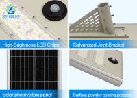 China LED Solar Street Light Microwave Motion Sensor, Aluminum Alloy Body Anti-Rust Durable for Outdoor Road for sale