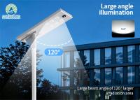 China Heavy Duty Integrated Solar Street Light, Rustproof Aluminum Body, IP65 Weatherproof, 3-5 Rainy Days Runtime for Roads Parking Lots Projects for sale